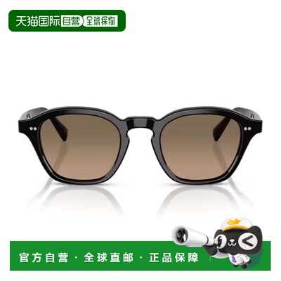 自营oliver peoplesOv5580Su - Eyles Angular Black Acetate Sun