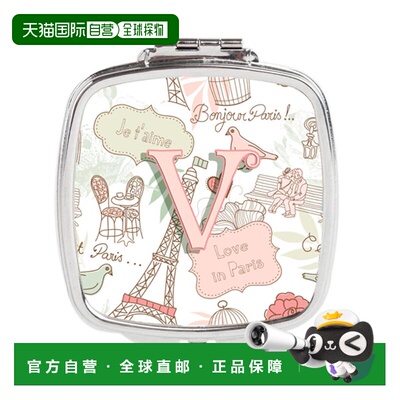 自营Carolines Treasures CJ2002-VSCM Letter V Love in Pa正品