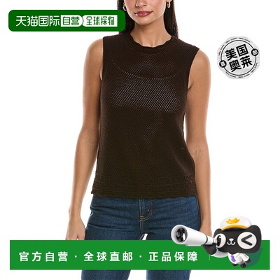 自营 FRAME Denim Pointelle Sweater - brown 美国奥莱直发