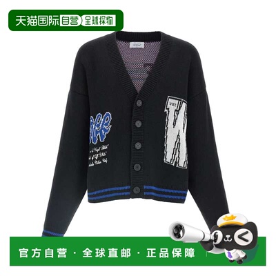 自营off-whiteOff- Men's Glide Diag Cardigan - black 美国奥莱