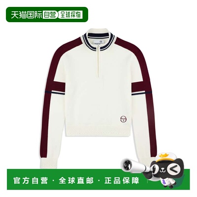 自营sergio tacchiniNota Knit Quarter Zip - gardenia 美国奥莱