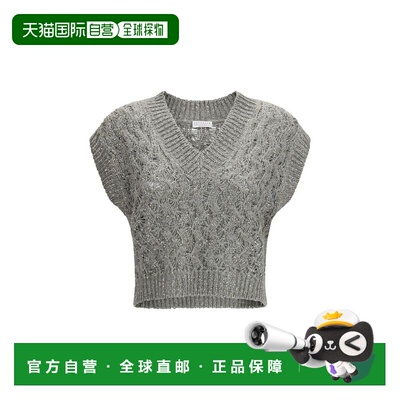 自营Brunello Cucinelli Silk Women's Sweatshirt - bicolor 美