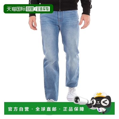 自营 GCDS直筒牛仔牛仔裤-蓝色直筒裤 美国奥莱直发