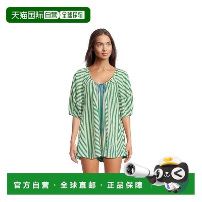 自营Free People Bop Around One-Piece Romper Womens Striped T