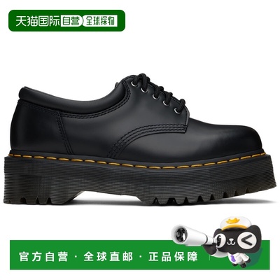 1h可退 香港直邮潮奢 Dr. Martens 马丁大夫 男士 黑色 8053 Leat