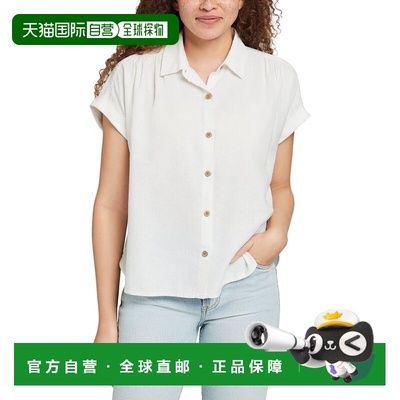 自营Faherty Breeze Linen-Blend Shirt - white 美国奥莱直发