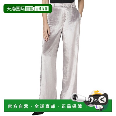 自营PAIGE Chateau Pewter Wide Leg Trouser Jean - pewter 美国