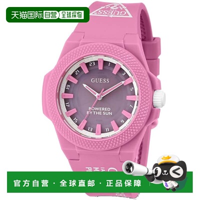 自营Guess Women's Outspoken Pink Dial Watch - pink 美国奥莱
