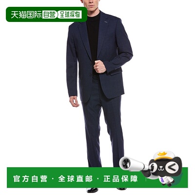 自营scotch & soda苏格兰苏打2件窗玻璃西装-海军蓝 美国奥莱直发