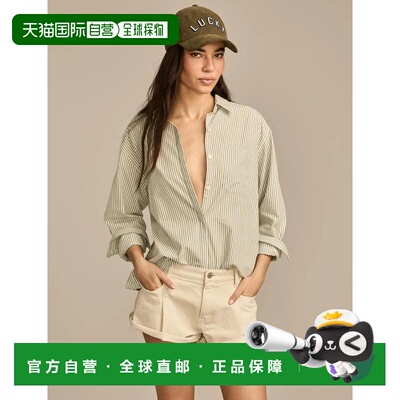 自营lucky brand幸运品牌女装高帮妈妈短款-自然 美国奥莱直发