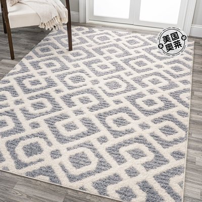 jonathan yAstrid Retro Trellis High-Low Multi/Cream Area Rug