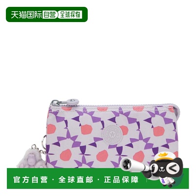 自营Kipling Creativity Large Printed Pouch - flower dots 美