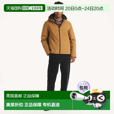 自营Nautica Mens Full-Zip Jacket - sand shore 美国奥莱直发