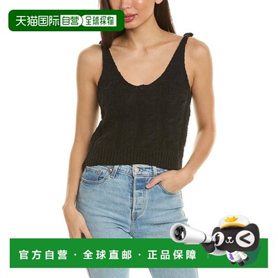 自营Saltwater Luxe Tank Sweater - Black 吊带美国直发奥莱背心