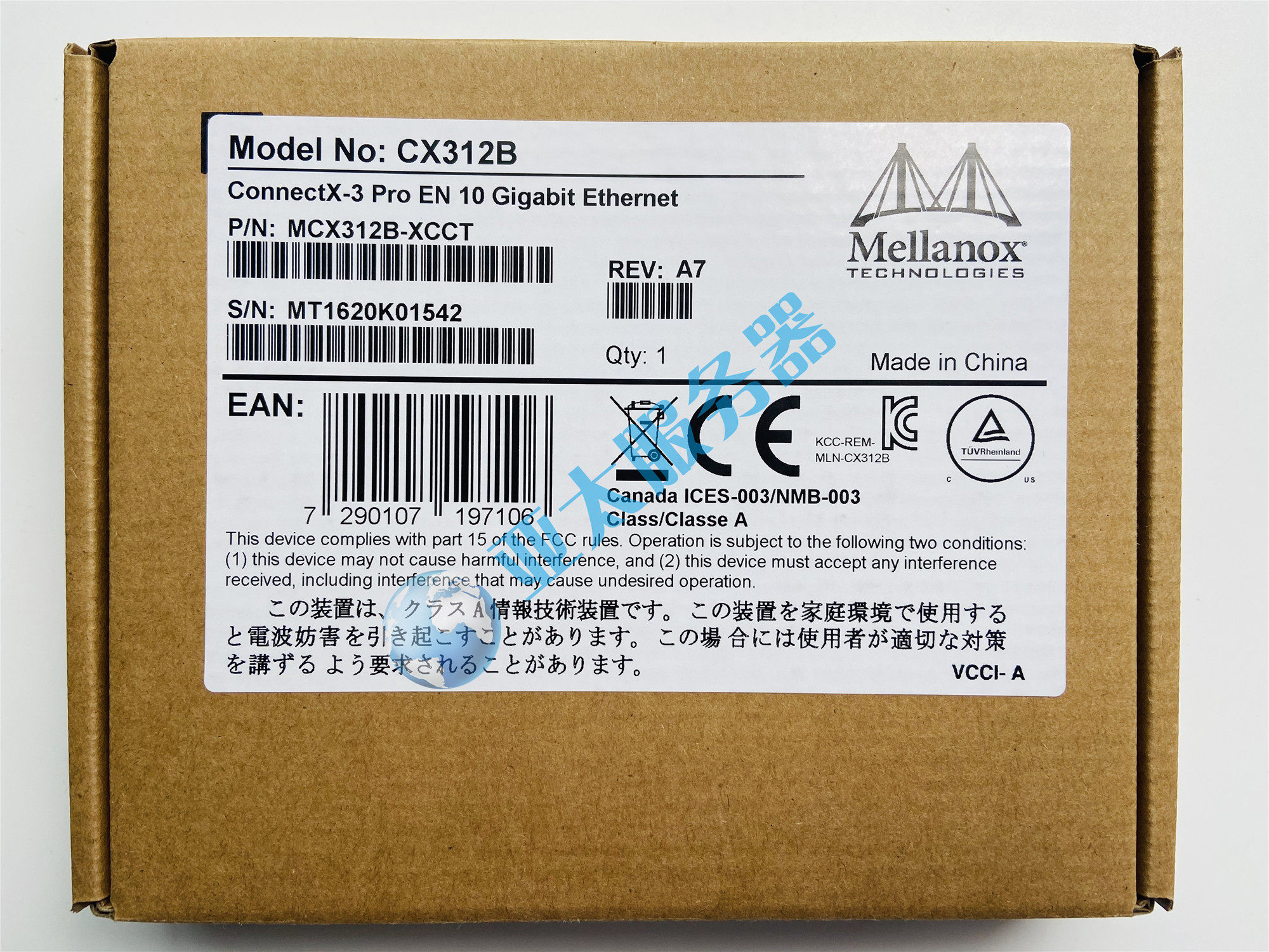 全新Mellanox MCX312B-XCCT万兆双口网卡ConnectX-3 Pro 10G SFP+_虎窝淘