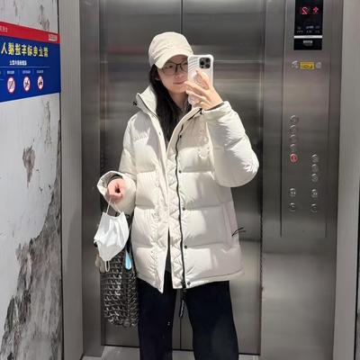 ARITZIA加拿大五格鹅绒羽绒服女泡芙秋冬保暖外套连帽拉链面包服