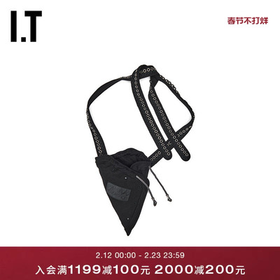 ITKIKOKOSTADINOV系带斜挎包