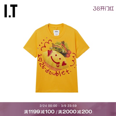 ITdoublet合身短袖T恤