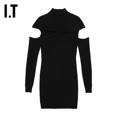 ITcoperni修身针织连衣裙