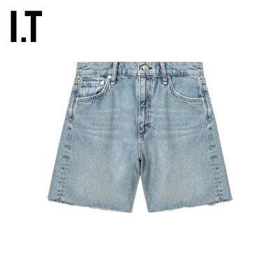 ITrag&bone毛边牛仔短裤