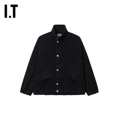 ITC.E立领拉链夹克复古帅气