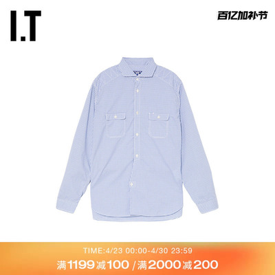 ITJUNYAWATANABE细格纹衬衫