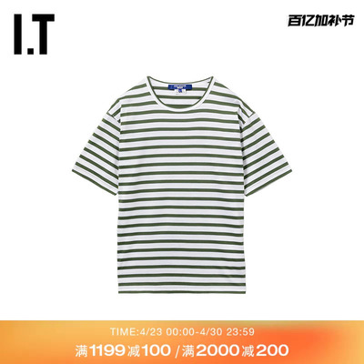 ITJUNYAWATANABE条纹短袖T恤