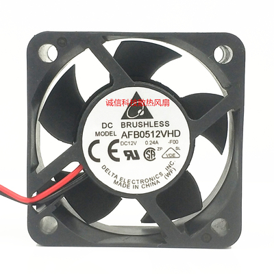 AFB0512VHD 原装台达 5020 12V 0.24A 5CM双滚珠轴流风机散热风扇