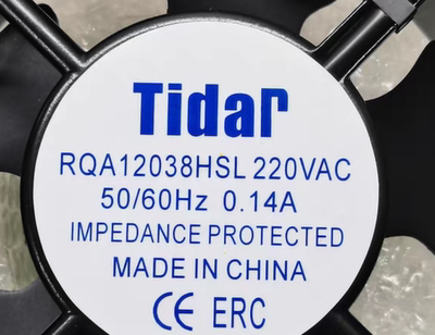 Tidar RQA12038HSL 220V 12038 12CM厘米机箱散热风扇120*120*38