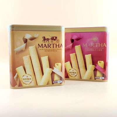 martha玛莎精典手工蛋卷180g过节年货送礼送亲戚休闲解馋小吃零食