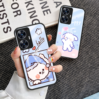 昨晚realmec55卡通保护套