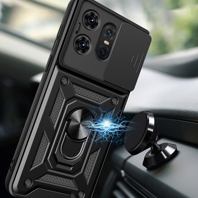 适用摩托罗拉Edge50Pro手机壳新款推拉窗镜头motoEdge50Pro硅胶保护套edge气囊防摔Egde磁吸指环0por男生外壳