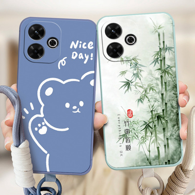适用于红米note13r手机壳rdemiNote13r全包边MiuiNote13r卡通hmNotel3r情侣hongmin0te13r小清新超薄时尚可爱