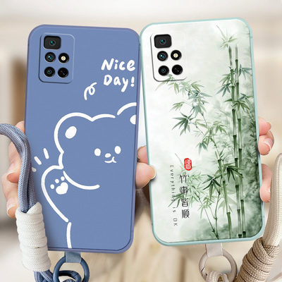 适用于红米Note11S国际版手机壳Hongmin0te11s国际版新款2201117SG软胶miuinote1ls国际版可爱男女2201l17SG