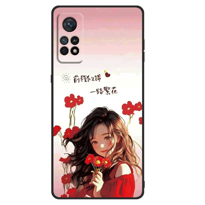适用于红米Note115G手机壳hongmiN0te11情侣5G小清新miuinote1l卡通女21091116AC全包边210911l6AC软硅胶可爱
