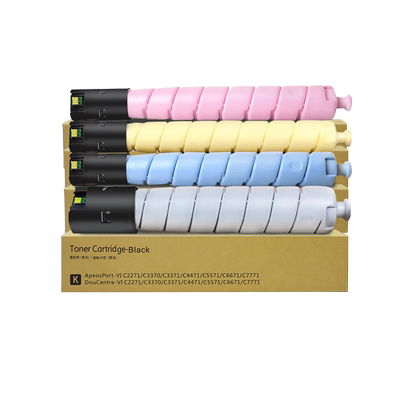 适用富士施乐C3371粉盒VI C2271 4471 5571 6671 7771 3370 5573墨粉复印机碳粉C6673墨盒硒鼓7773六代七代机