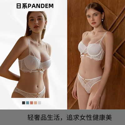 【PANDEM日系正品】新款欧美性感上薄下厚托小胸显大聚拢蕾丝内衣