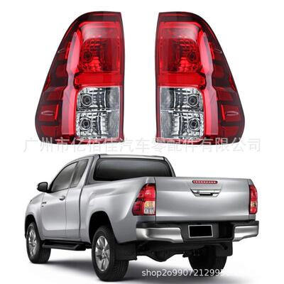 REVO尾灯HILUX原装款总成2015-2018后杠刹车灯红卤素带线束左右肽
