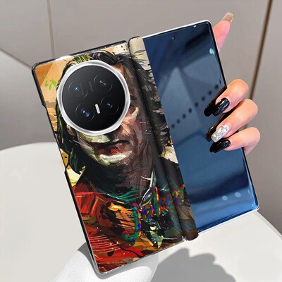 涂鸦小丑适用荣耀MagicV6手机壳磁吸中轴MagicV5皮套MagicV3折叠屏MagicVs3/MagicV2rsr电镀MagicVs2保护套