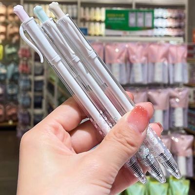 名创优品miniso猫爪笔中性笔黑笔高颜值按动刷题ins0.5学生简约黑