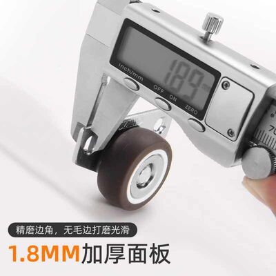 侧装踢脚抽屉侧边滑轮万向轮榻榻米平移门底轮定向轮橡胶轮子大全