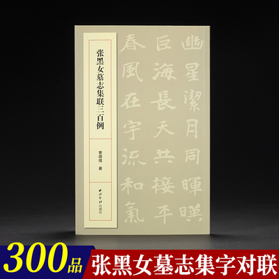 张黑女墓志集联三百例曹靖靖著