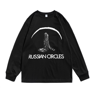 美国金属摇滚Russian Circles乐队专辑印花T恤长袖宽松纯棉男女