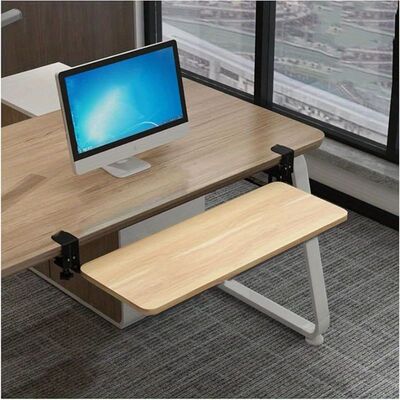 wholesal 1PC Clamp Keyboard Tray Ergonomic Sliding Under Des