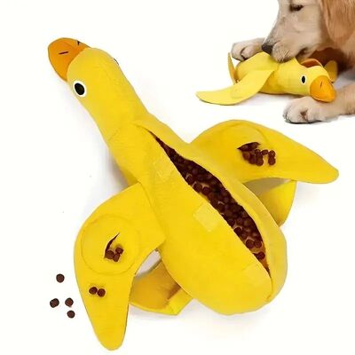 Quacky Delight Snack Dispenser - Squeak Toys for Puppy Train