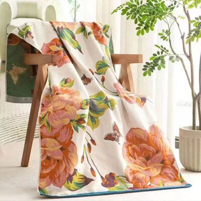 Pure Cotton Household Absorbent Bath Towel Five-layer Gauze