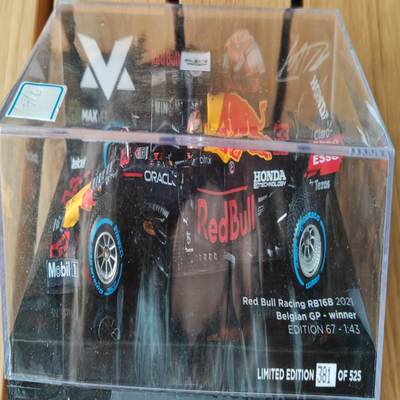 97号Red Bull Racing RB16B 2021比利时GP冠军车模，1:43合金材质
