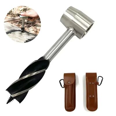 Auger Wrench Outdoor Survival Hand Drill Survival Gear Tool
