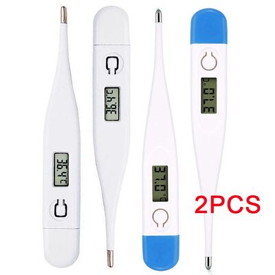 2pcs Thermometer Electronic Hard Head Oral Armpit Temperatur