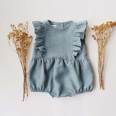 SummerBabyGirlsRompK